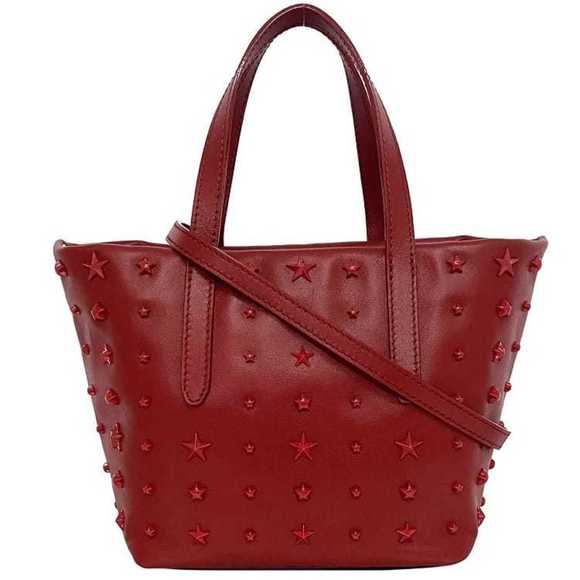 Jimmy Choo | Bags | Jimmy Choo 2way Sara Red Ltj 93 Leather Jimmy Choo ...